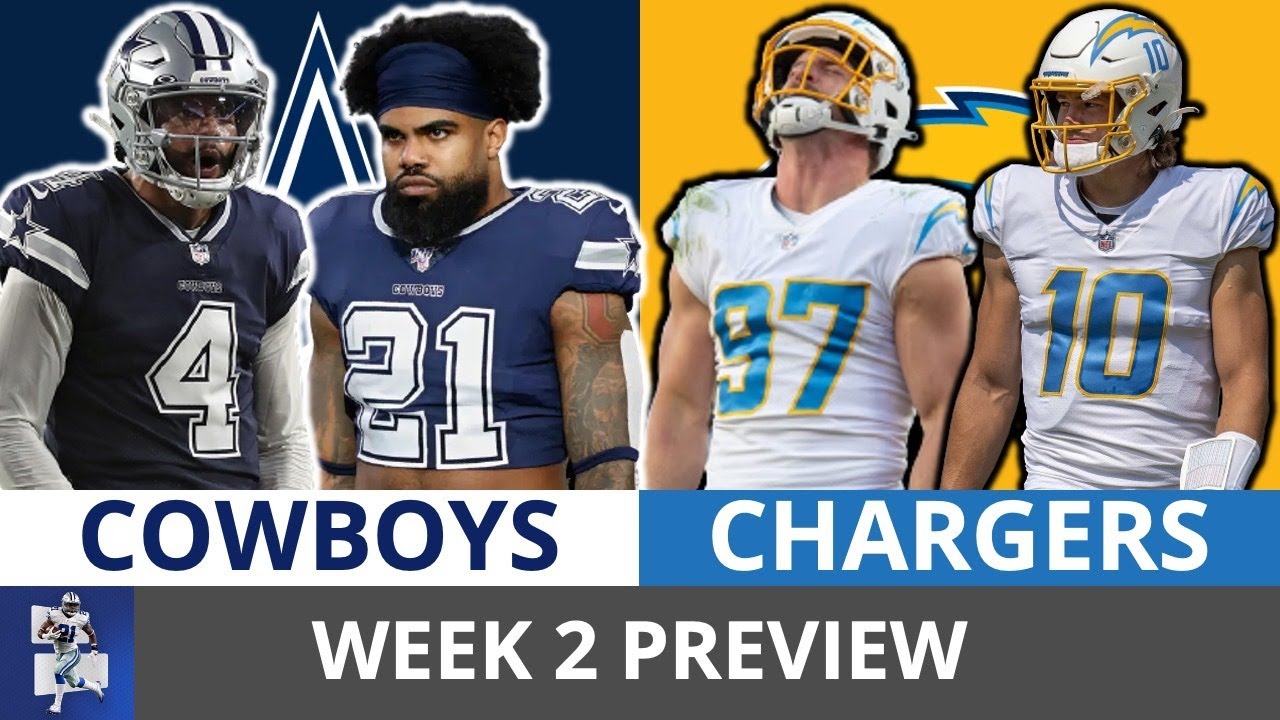 Cowboys vs. Chargers Week 2 NFL Preview With Jane Slater: Randy Gregory ...
