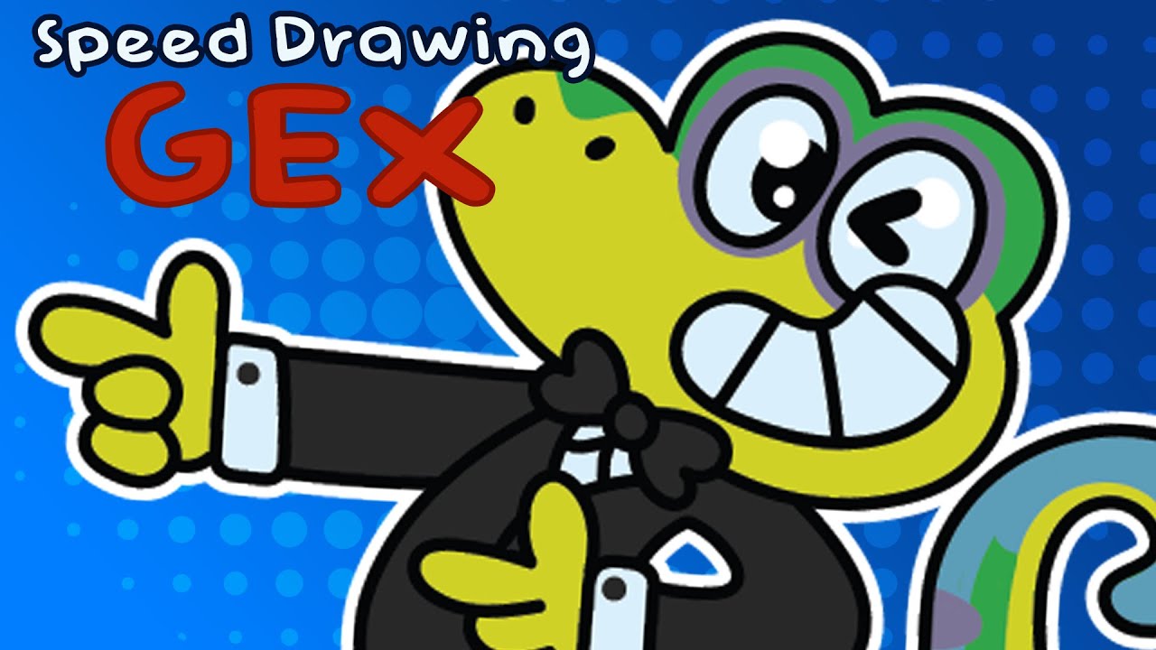 Speed Drawing - Gex - YouTube