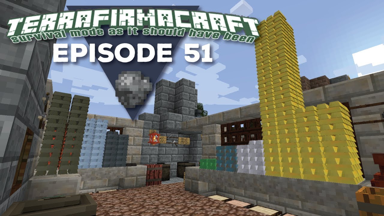 TerrafirmaCraft |S2E51| - Mounds of Metals - YouTube