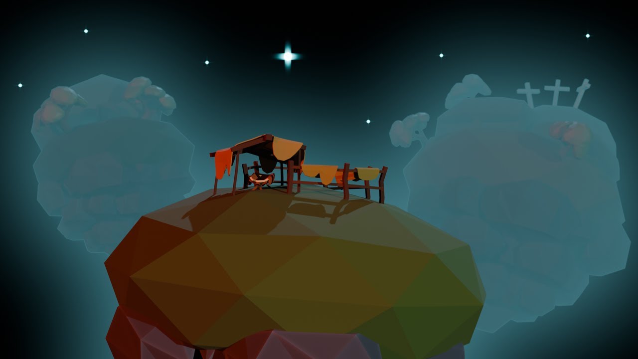 Stylized Low-Poly Christmas Scene - Blender Full Pipeline - YouTube