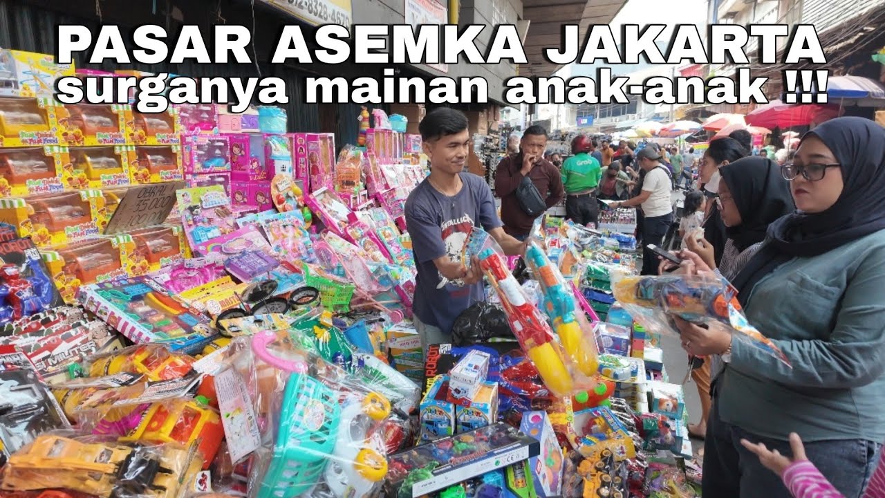 SUASANA PASAR ASEMKA DI AKHIR TAHUN 2025 | walking in the market - YouTube