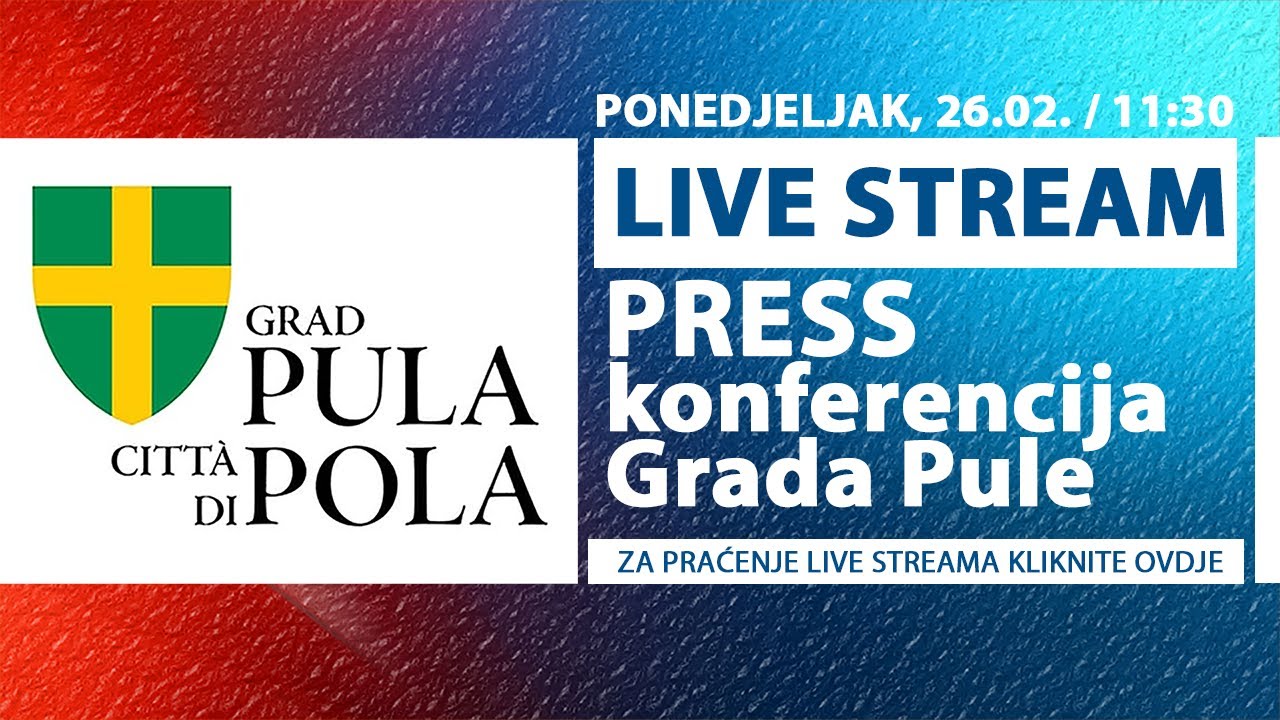 Grad Pula PRESS konferencija 26.02.2024. - YouTube