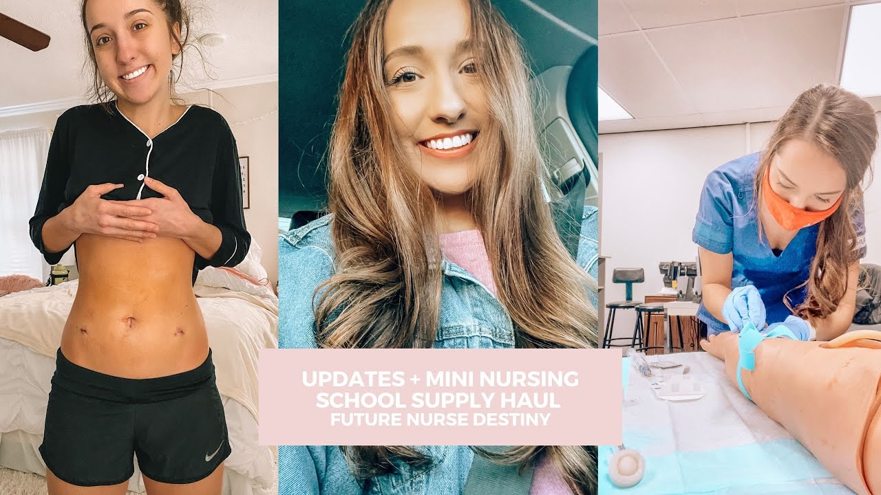 UPDATES + MINI NURSING SCHOOL SUPPLY HAUL | Future Nurse Destiny - YouTube