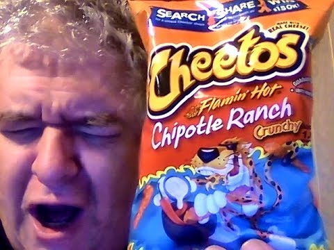 Flamin' hot chipotle ranch cheetos - YouTube