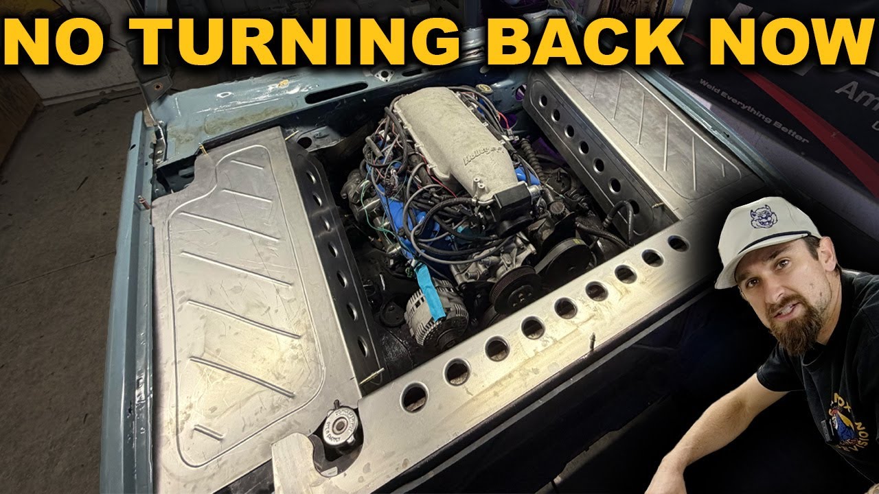 Hand-Building Custom Engine Bay Tubs | OBS Mini Truck Fabrication Gets ...