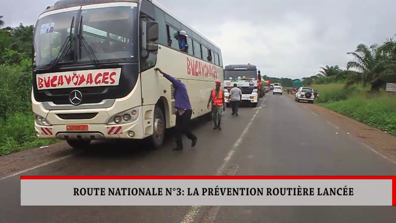 ROUTE NATIONALE N°3 : LA PRÉVENTION ROUTIÈRE LANCÉE - YouTube