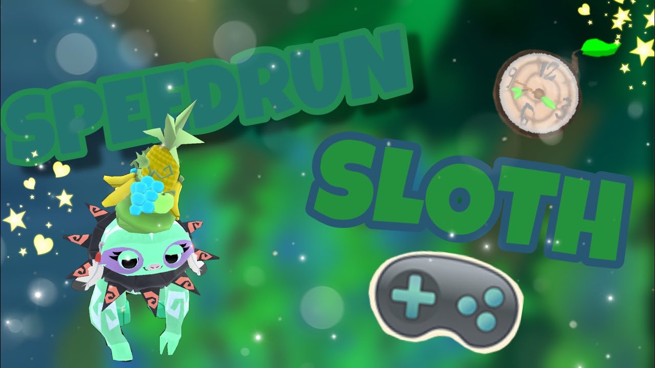 Speed-running with a Sloth Speedrun part #1 ~ animaljam playwild - YouTube