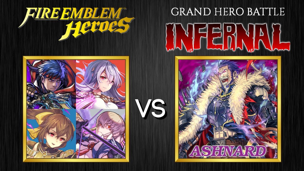 FEH - Grand Hero Battle - Vs Ashnard (INFERNAL!) - YouTube
