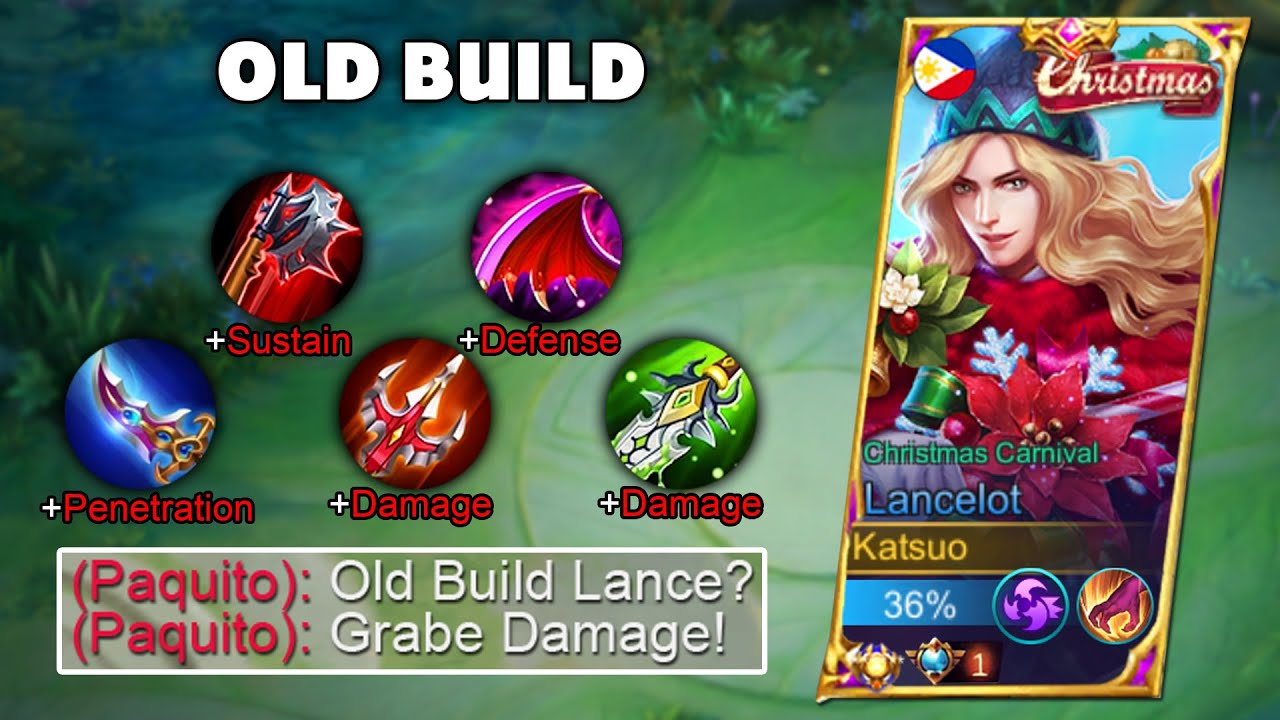 WOW! THIS LANCELOT OLD BUILD IS STILL OVERPOWER! 😱 ( TRY THIS! ) + EPIC ...