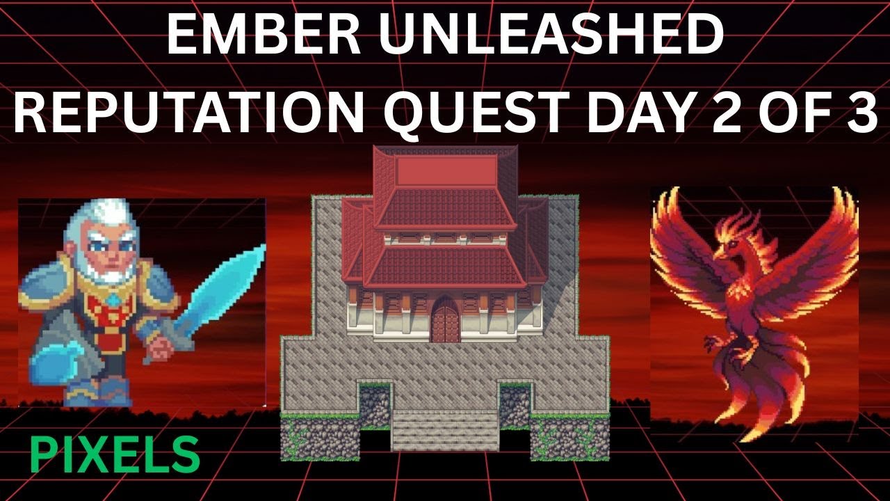 PIXELS︱Day 2 of Ember Quest Unlocking the Phoenix Wardrobe Skin in ...