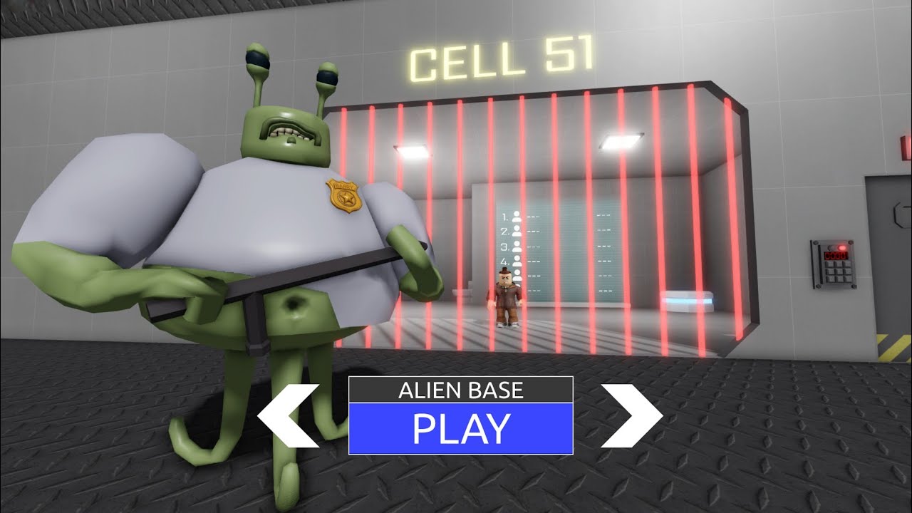 ALIEN BASE BARRY'S PRISON RUN OBBY ROBLOX - YouTube