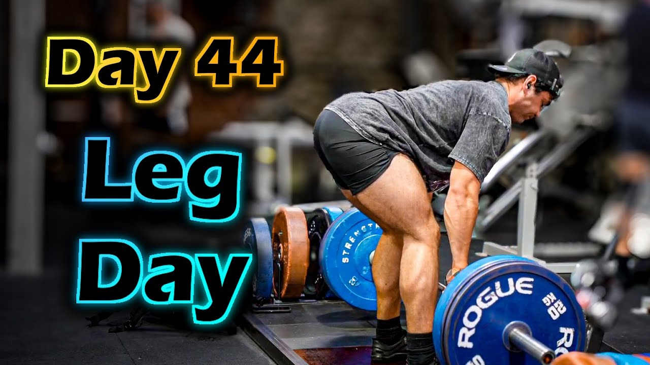 Gym Vlog (30-1-24) Day 44: Leg Day - YouTube