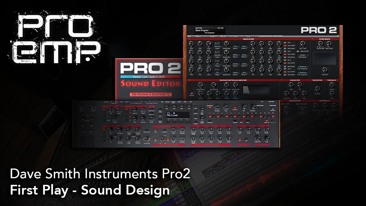 Dave Smith Instruments Pro 2 - First Play SOUND DESIGN - YouTube