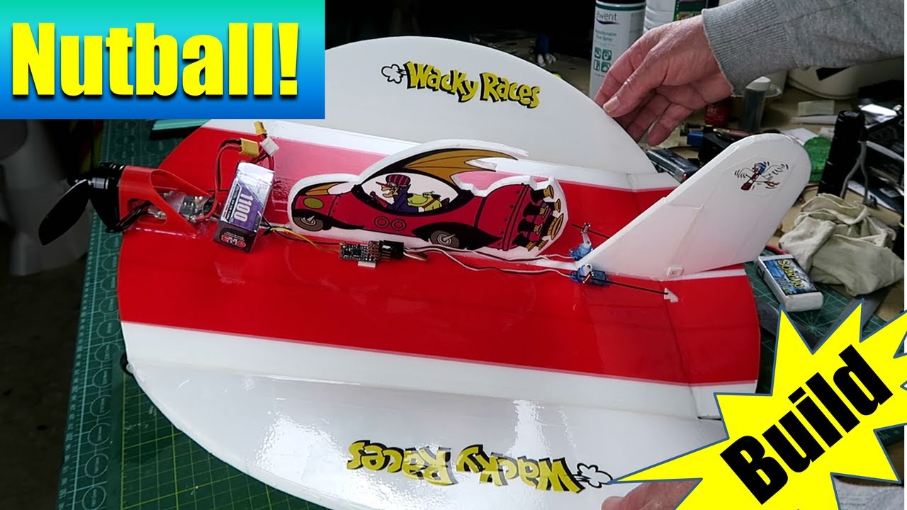 NutBall Simple RC Rudder Elevator Foamie Fun! - YouTube
