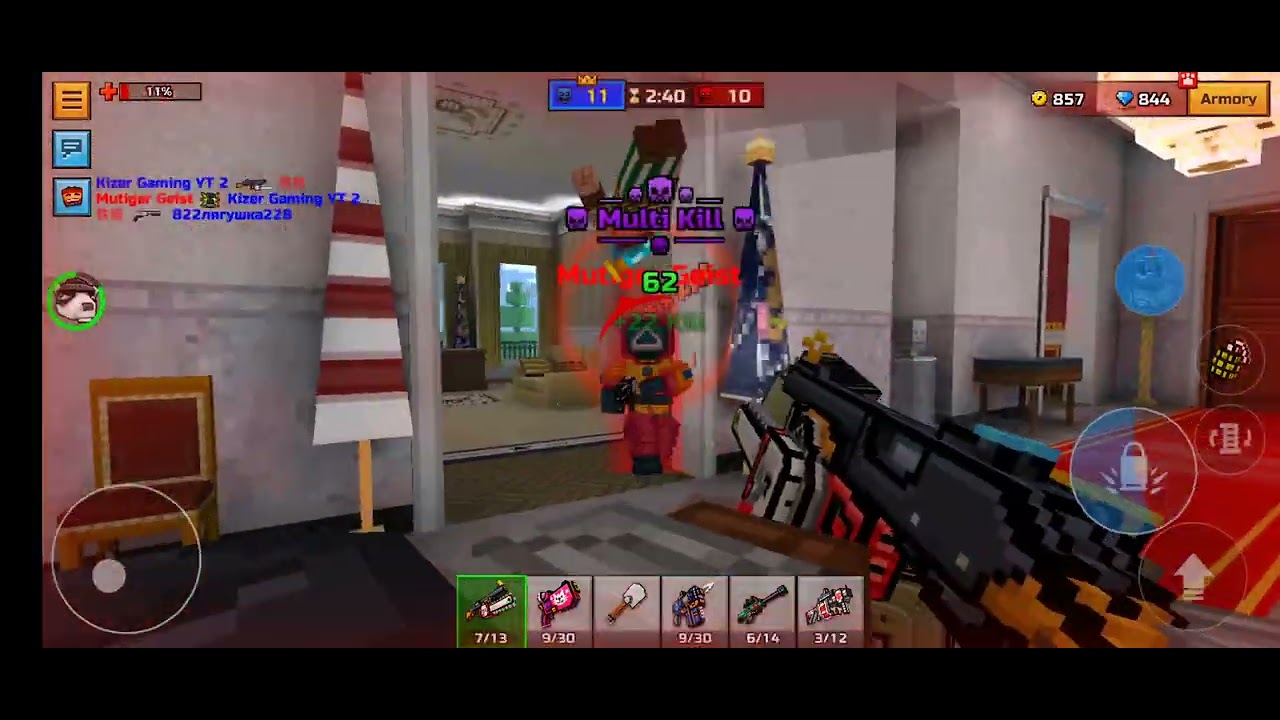 Score 1500 Points On Team Fight & play 3 Matches - Pixel Pass Challenge Part 1 - Pixel Gun 3D ...