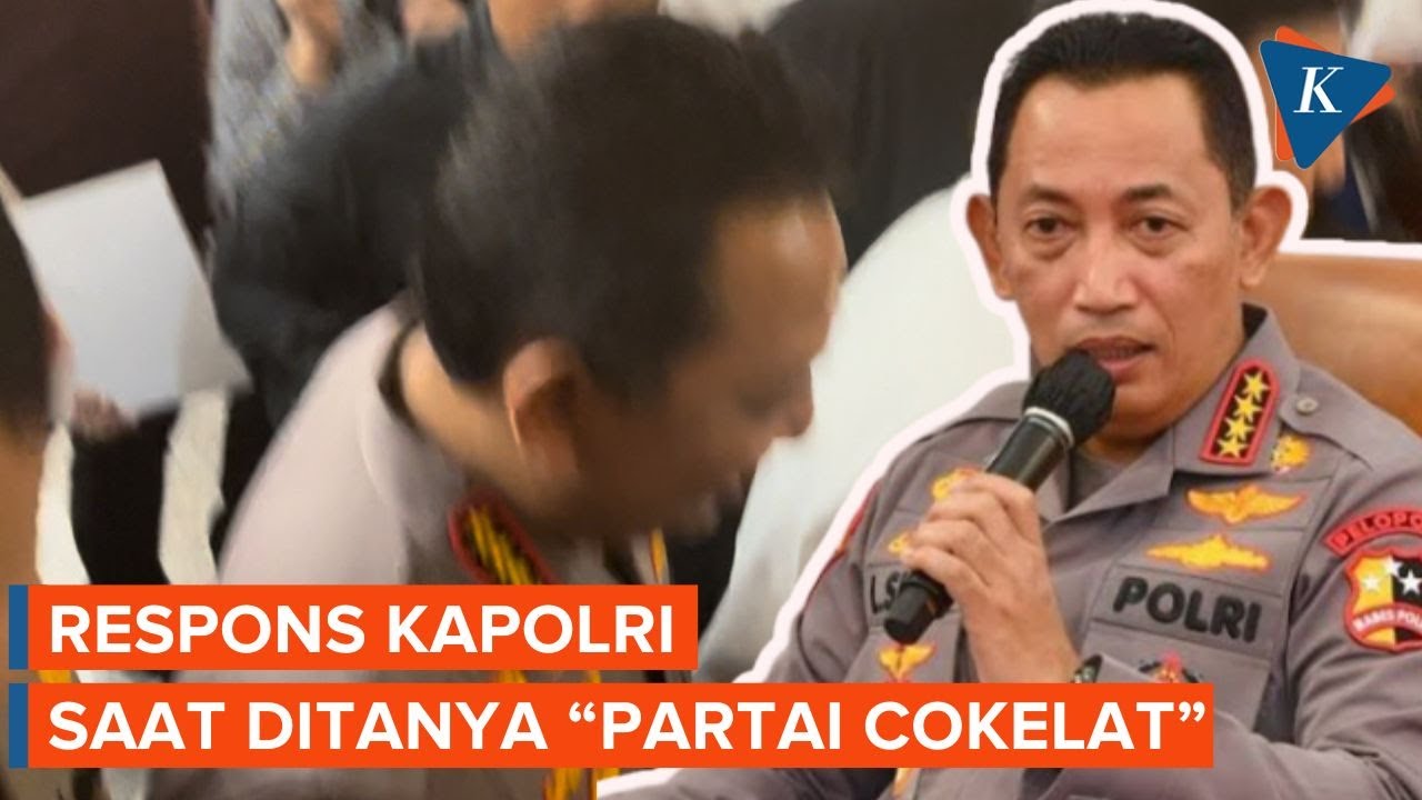 Kapolri Listyo Sigit Ditanya soal “Partai Cokelat” - YouTube
