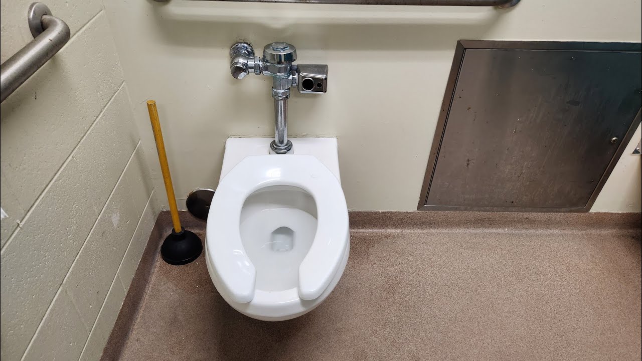 2000s American Standard Afwall toilet - YouTube