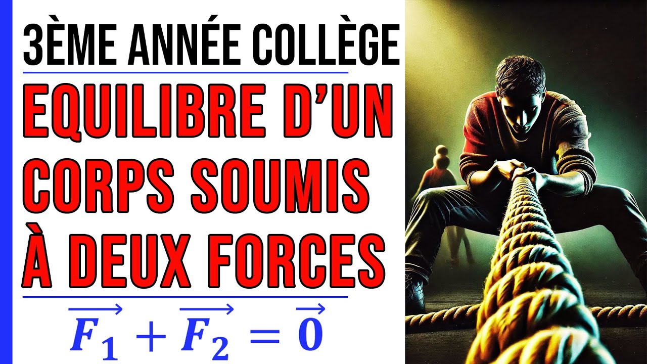 Équilibre d'un corps soumis à deux forces 3AC (Exercice 2/5) Est-ce que ...