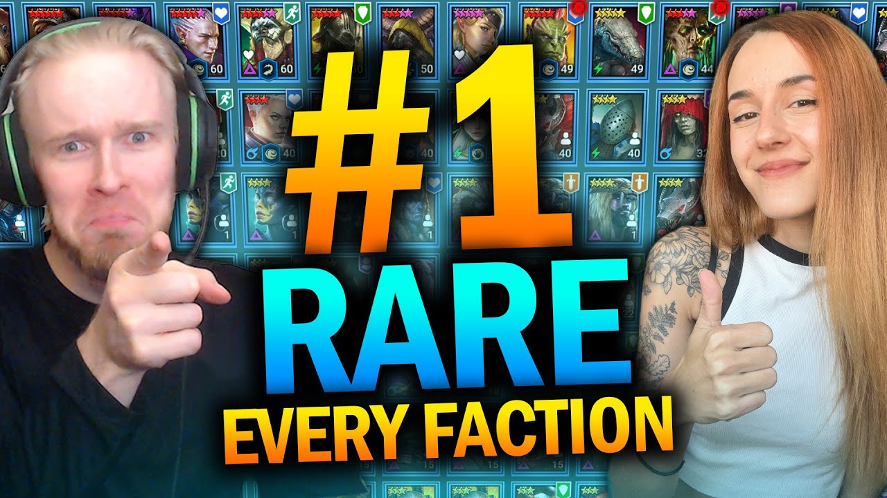 #1 BEST RARE WORTH MAXING for EVERY FACTION? ft. @Bibi-Raid - Raid ...