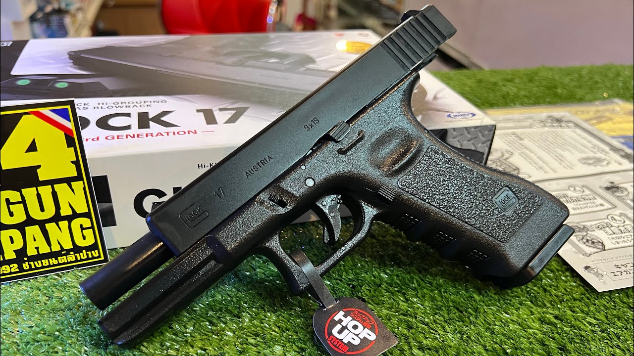MARUI GLOCK17 ASGK Hi-KICK Hi-GROUPING Gas BlowBack รีวิวทดสอบปืนอัด ...