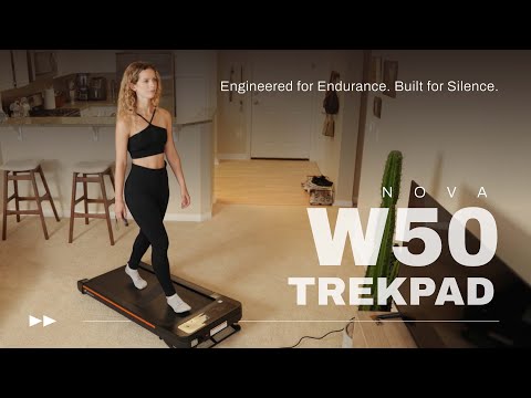Merach NovaWalk W50 TrekPad |Affordable Auto Incline & 400 Lb Capacity – Reach New Heights