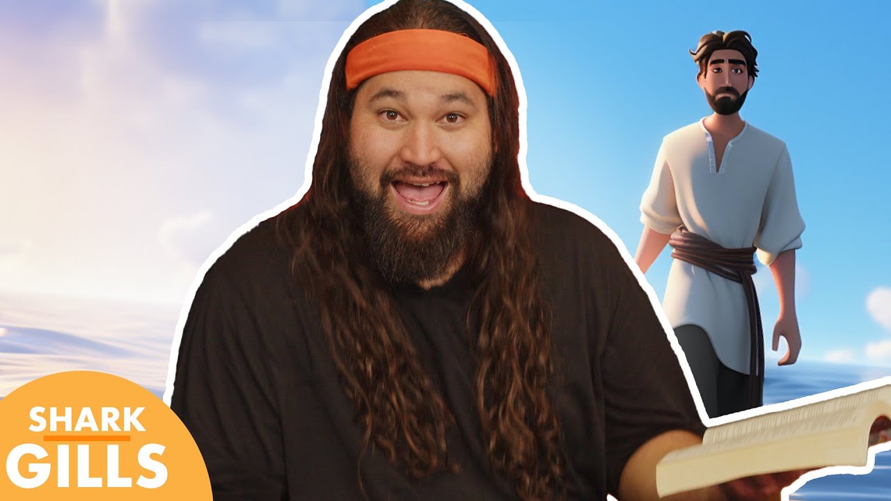 JESUS WALKS ON WATER! | Shark Gills Cubbyhouse - YouTube