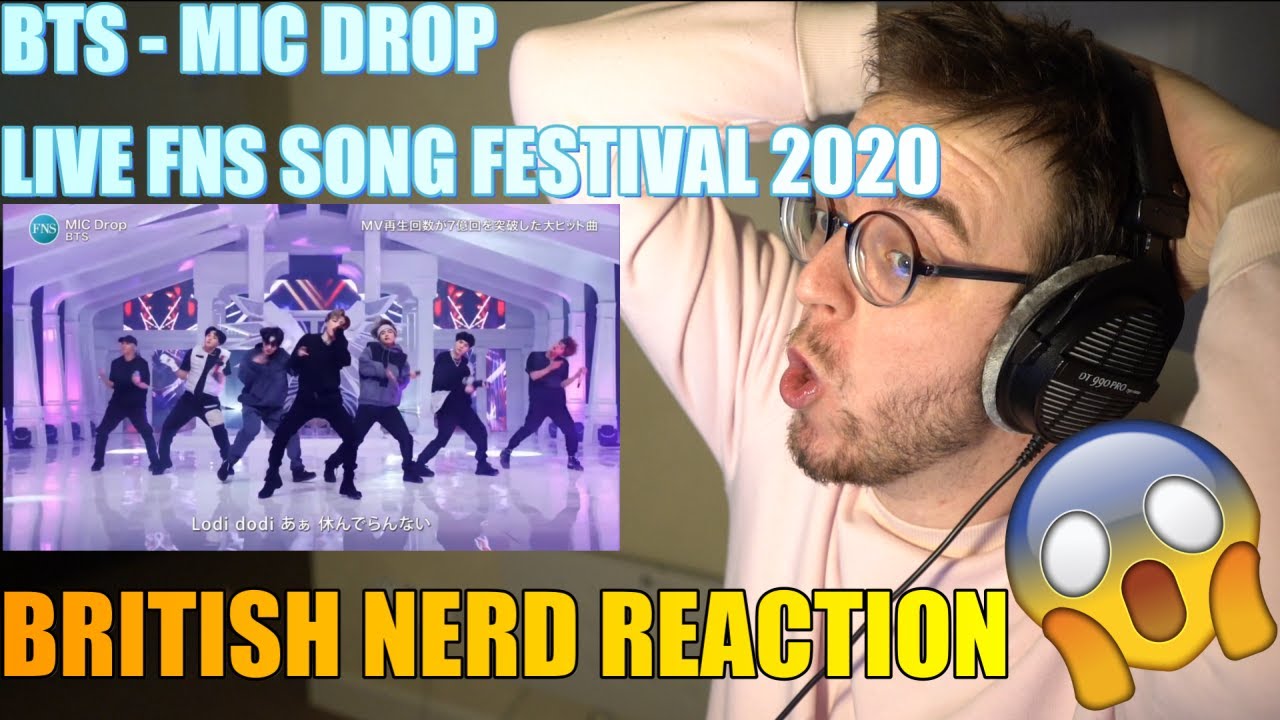 British Nerd Reacts to BTS - MIC DROP (LIVE) FNS MUSIC FESTIVAL 2020 ...