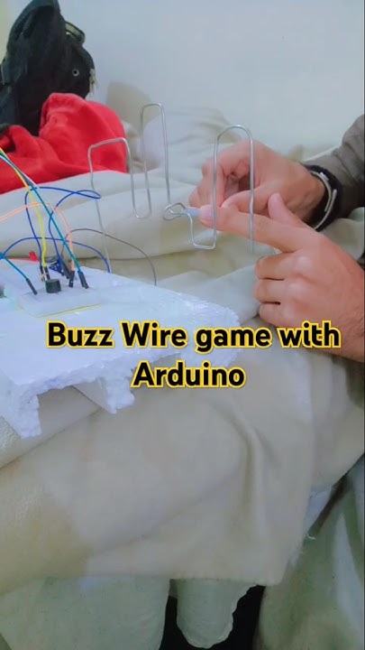 Buzz wire game with Arduino #buzzwiregame #game #gameplay #shorts #buzz #arduino #arduinoproject ...