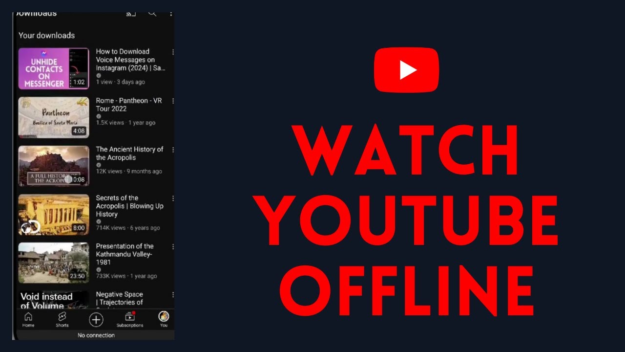 How to Watch YouTube Offline? (2024) | YouTube Offline Tutorial - YouTube