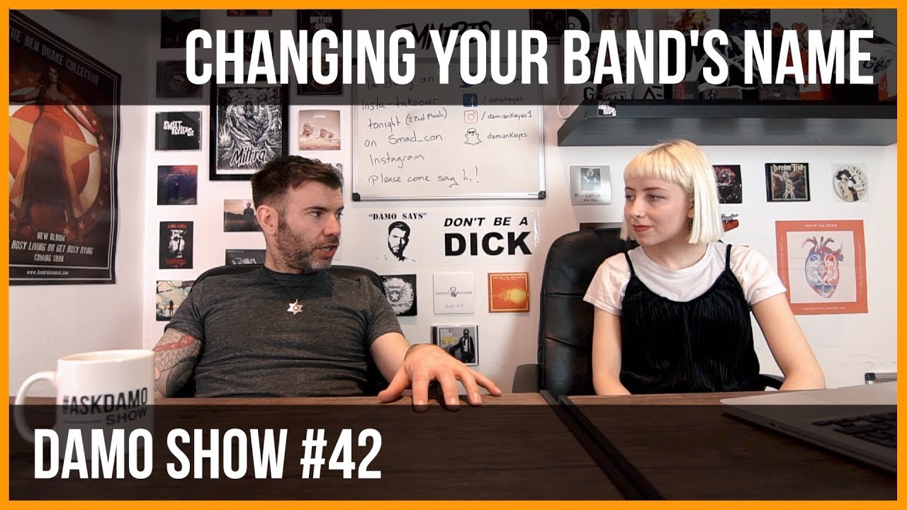 CHANGING YOUR BAND'S NAME - GOOD OR BAD IDEA? - YouTube