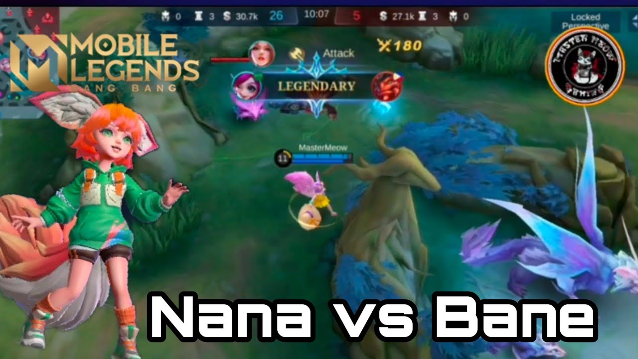 Nana Gameplay | Nana vs Bane #mlbb #mobilelegends #gaming #mastermeow ...