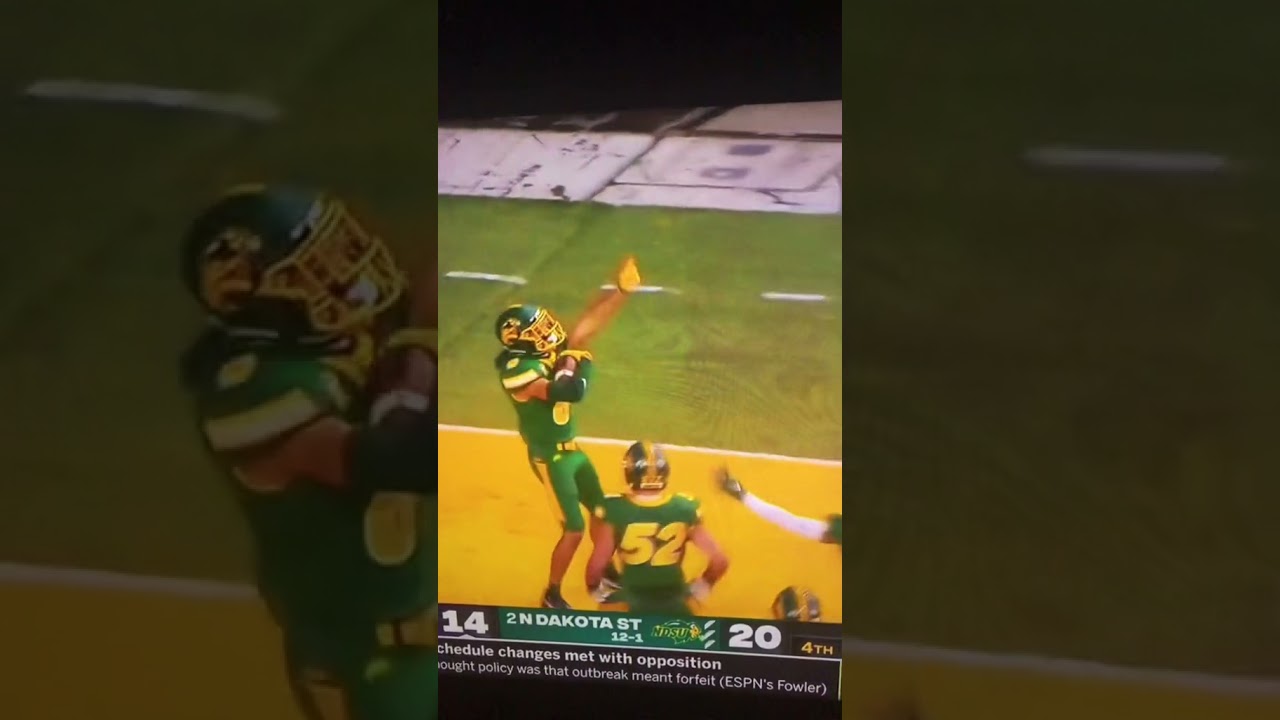 This might be the interception of the year for North Dakota State ...