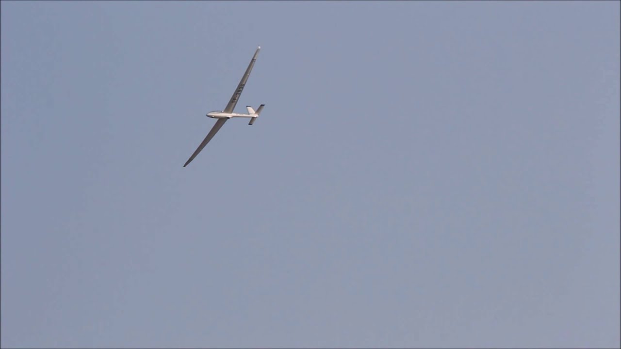 Allstar PZL SZD 54 2 Glider at Gransden Lodge Airfield 04 10 2015 - YouTube
