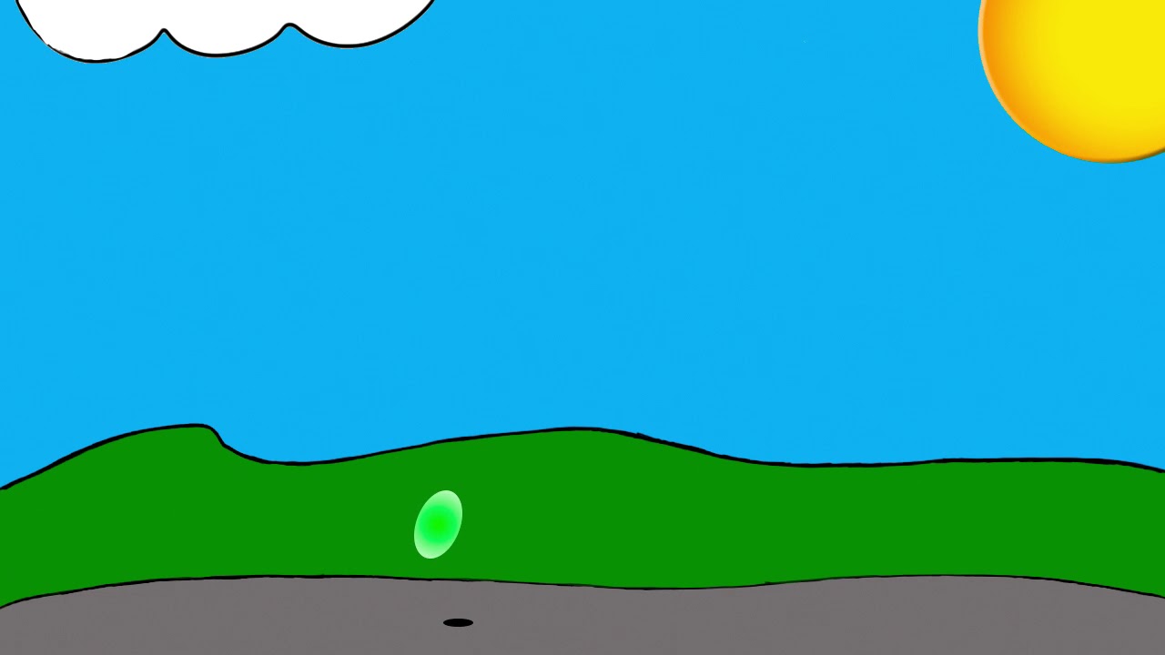 Basic bouncing ball animation done in Photoshop - YouTube