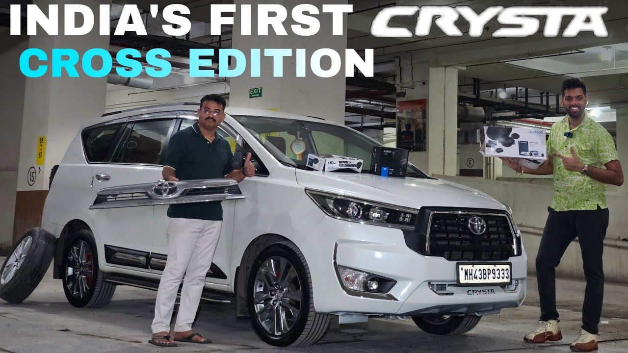 INDIA'S FIRST INNOVA CRYSTA CROSS EDITION WITH 18 INCH ALLOYS ...
