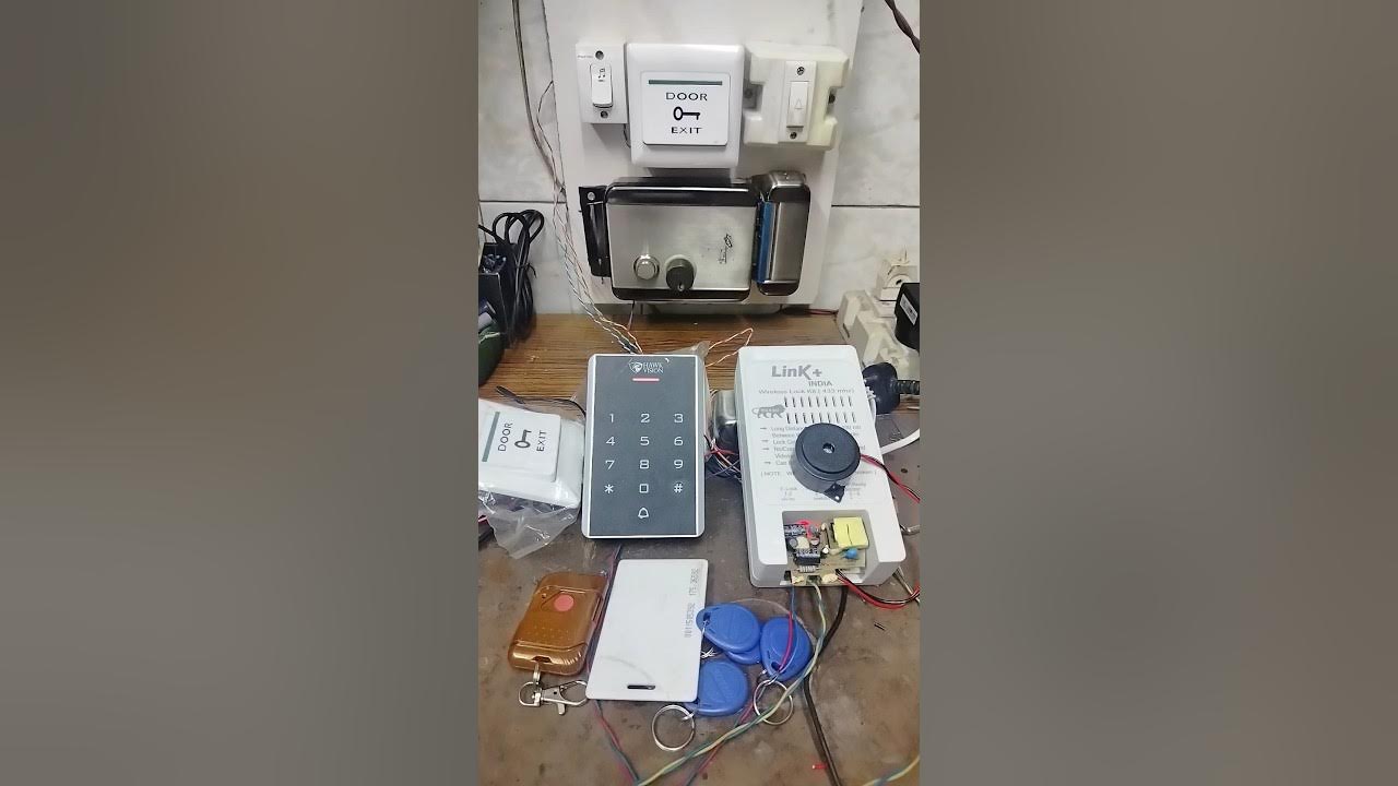 RFID Tag Card Reader Device SR602A hawkvision, Access Control Electric door lock #rfiddoorlock # ...