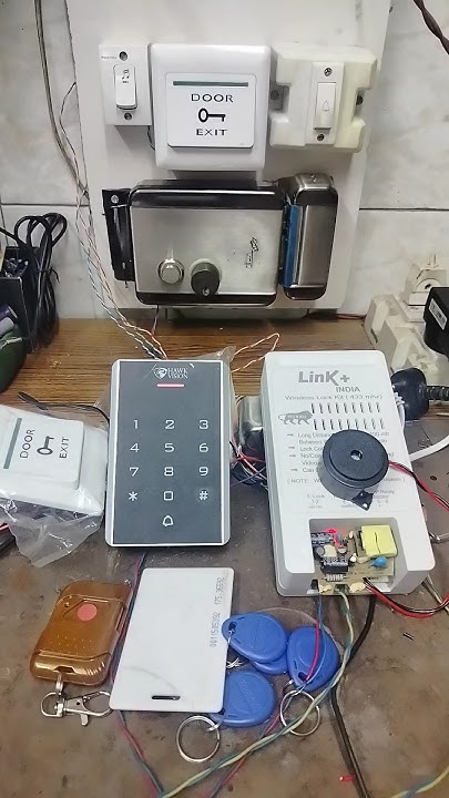 RFID Tag Card Reader Device SR602A hawkvision, Access Control Electric door lock #rfiddoorlock # ...