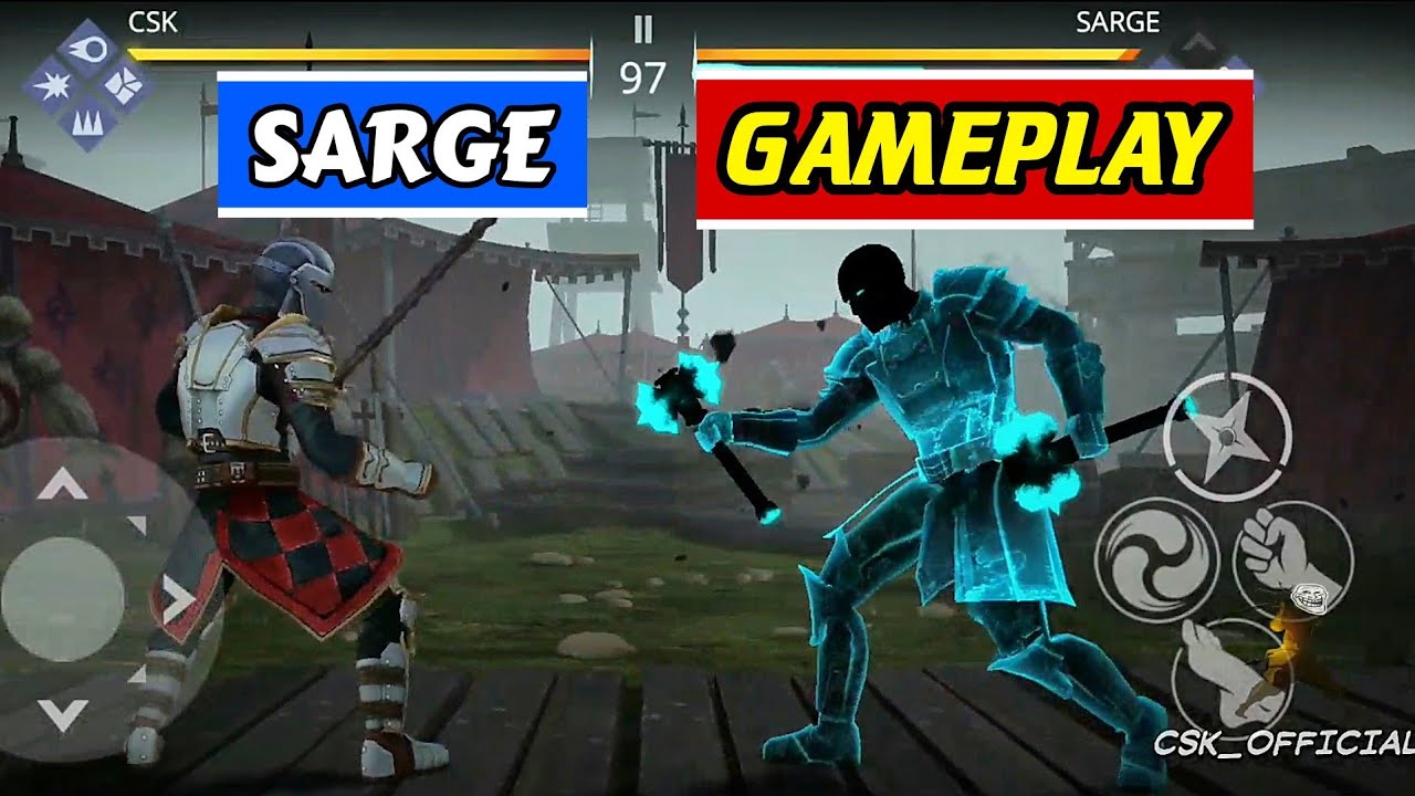 Sarge Boss Gameplay | Shadow Fight 3 | Boss - YouTube
