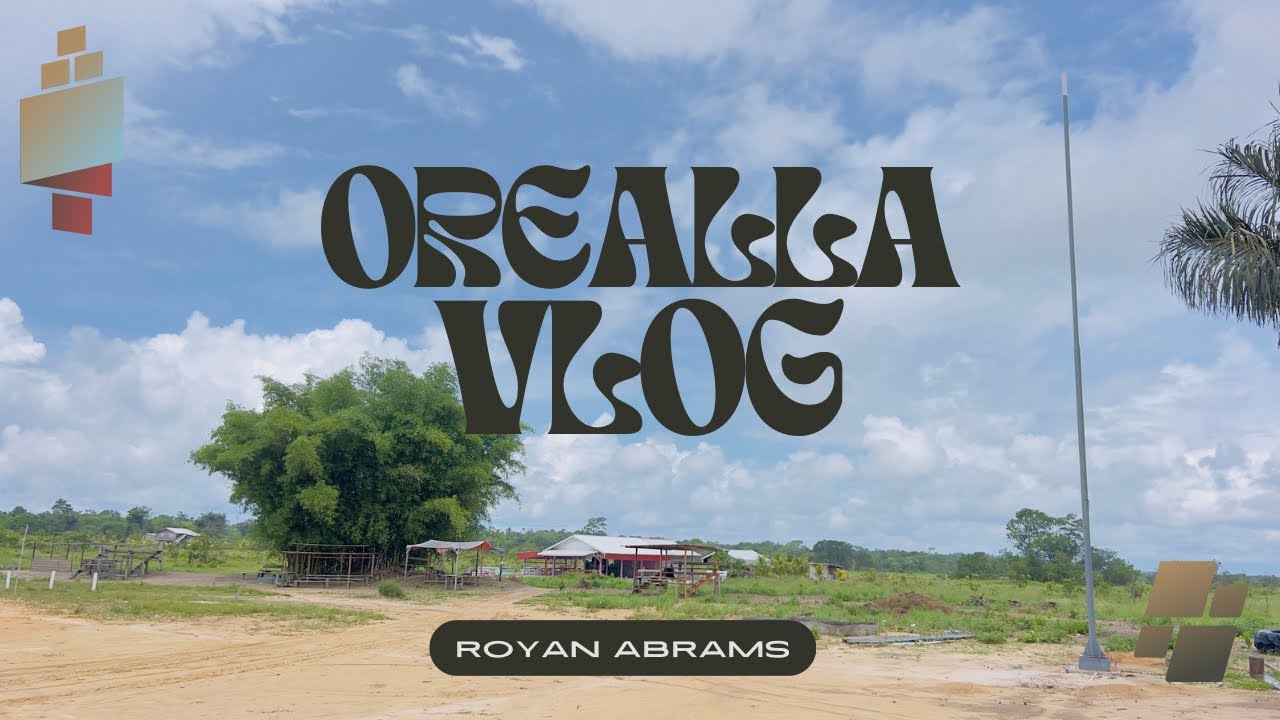 Scrolling in parts of Orealla up the Corentyne River in Berbice, Guyana ...