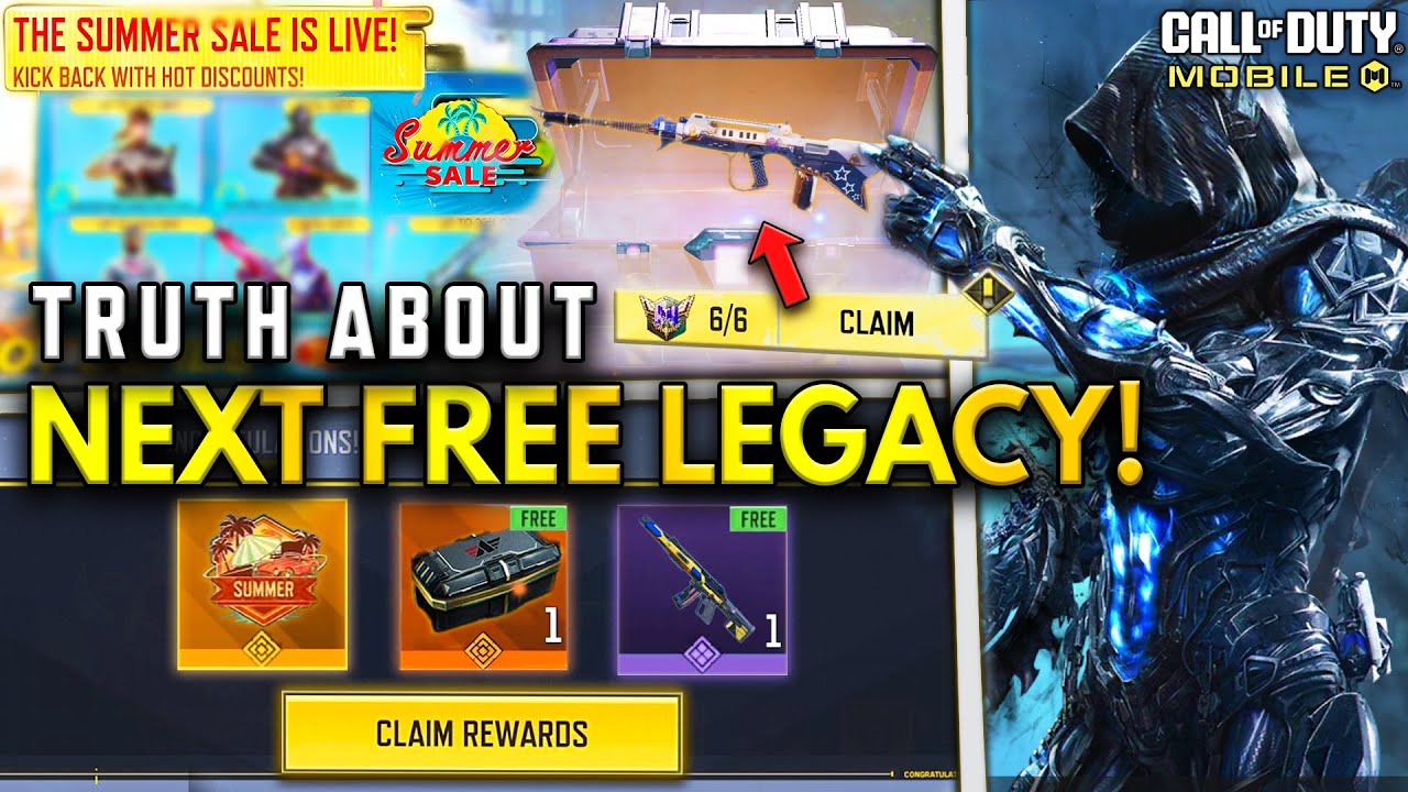 Summer Sale Offers | Free P2W Skin | Where is Free Legacy? | COD Mobile ...