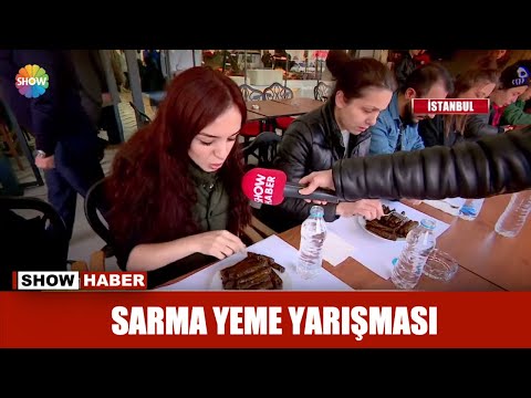 Sarma yeme yarışması