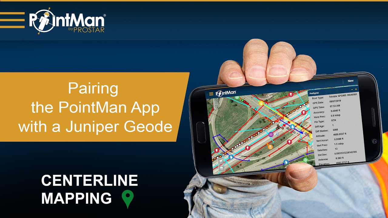 9 Pairing the PointMan App with a Juniper Geode - YouTube