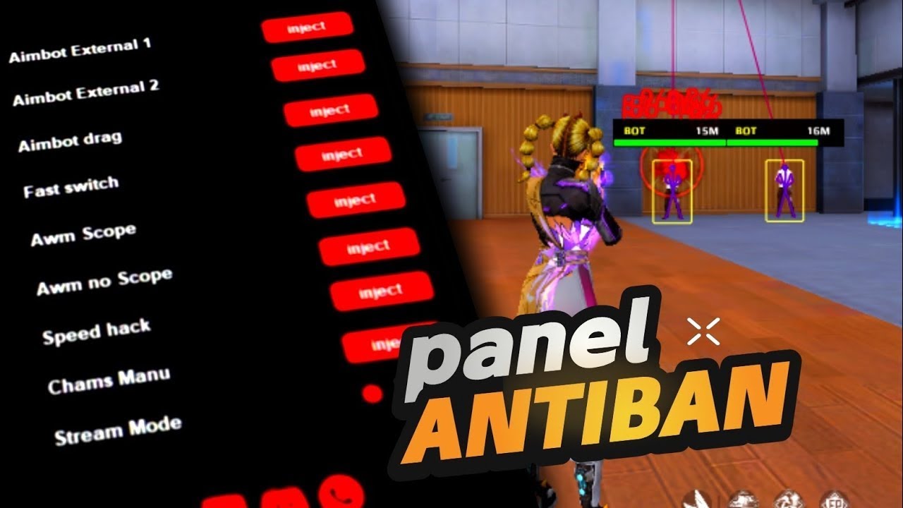 OB47 FREE FIRE NEW PANEL IN PC | AWM PANEL | FAKE DAMAGE FIXED | FREE ...