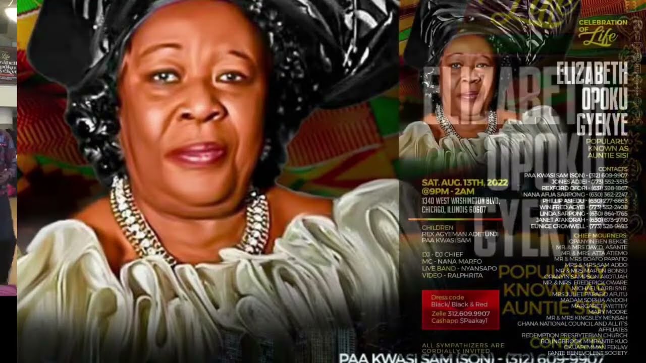 DAMMIRIFA DUE , MRS. ELIZABETH OPOKU GYEKYE, AKA AUNTIE CICI - YouTube