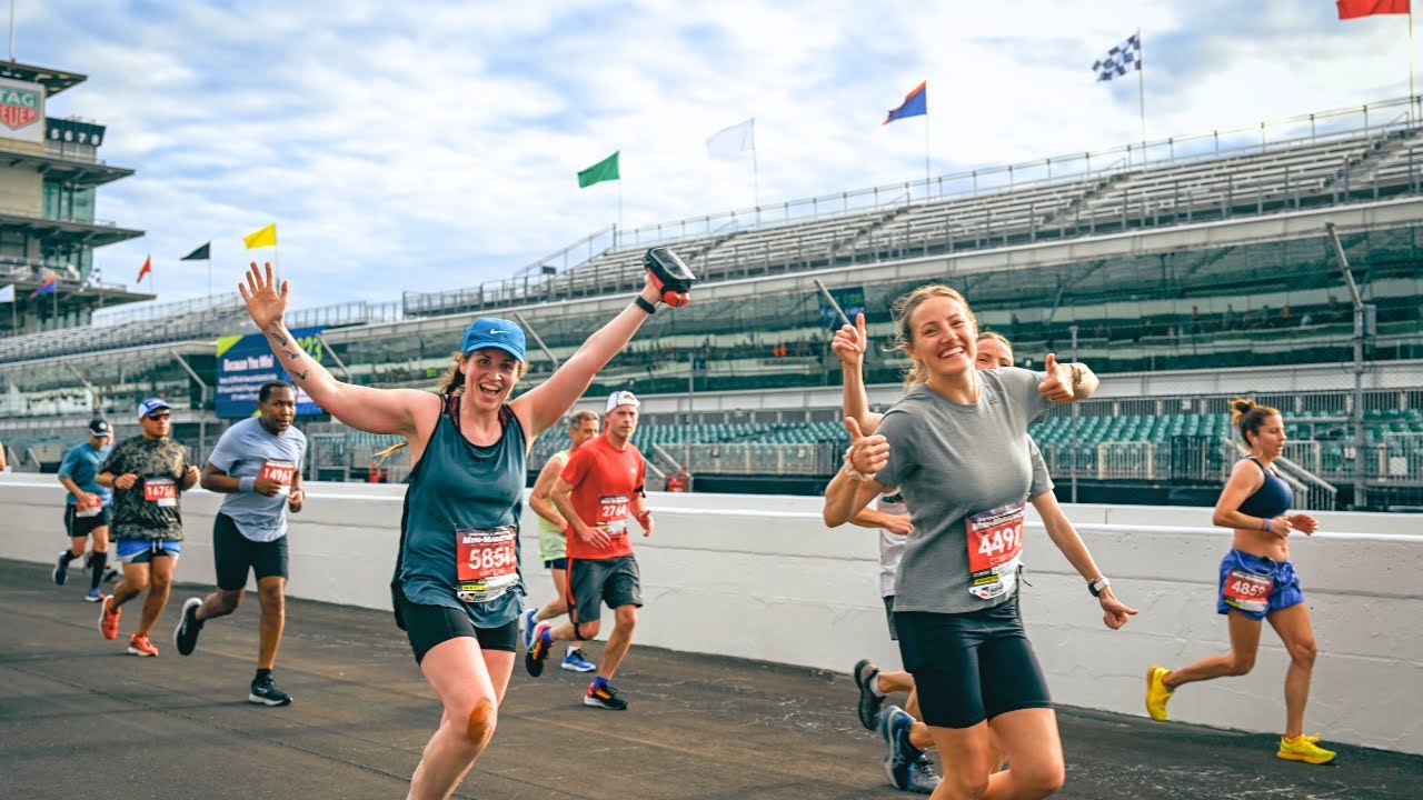 IU Health 500 Festival Mini-Marathon Course Video - YouTube