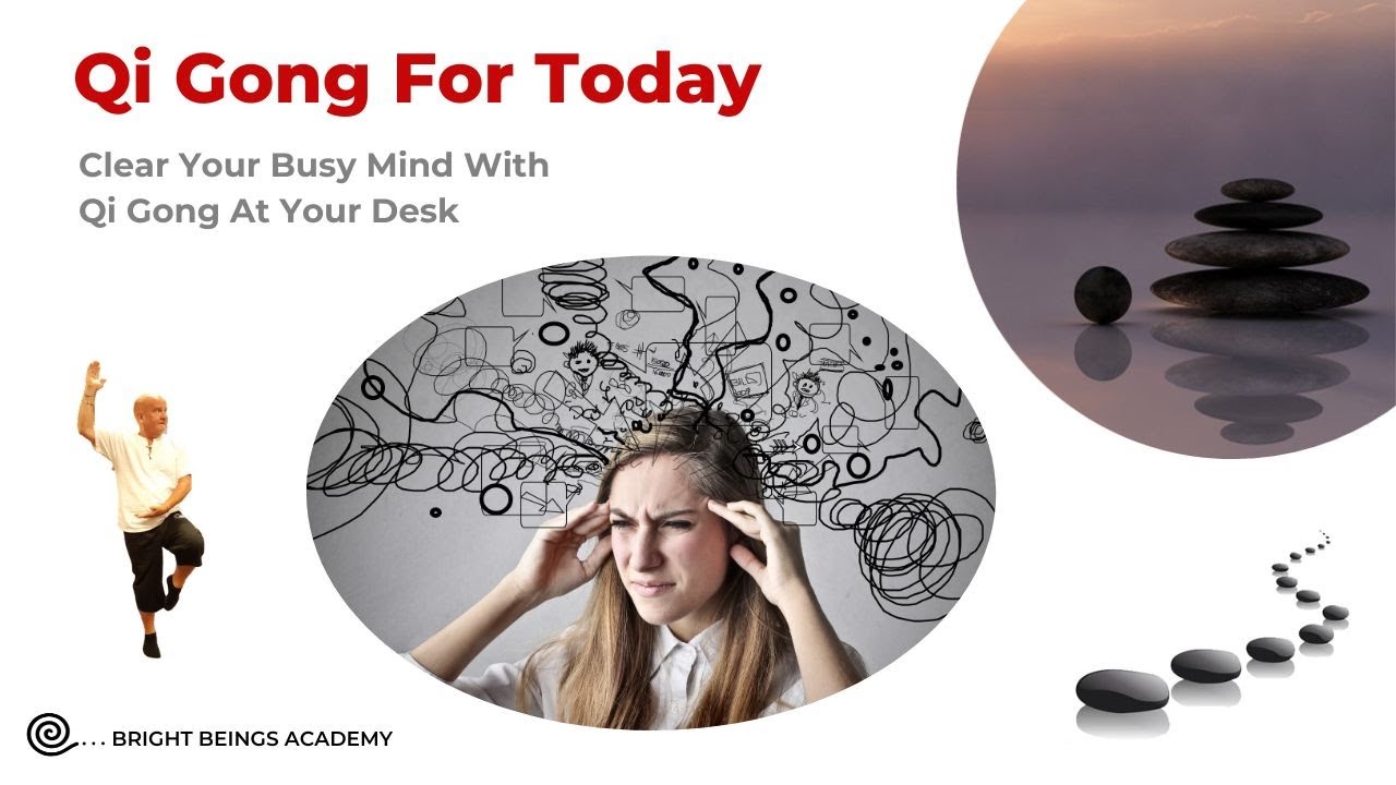 Desk Zen: Clear Your Busy Mind with Qi Gong Anywhere, Anytime!" 🌿💼🧘‍♂️ ...