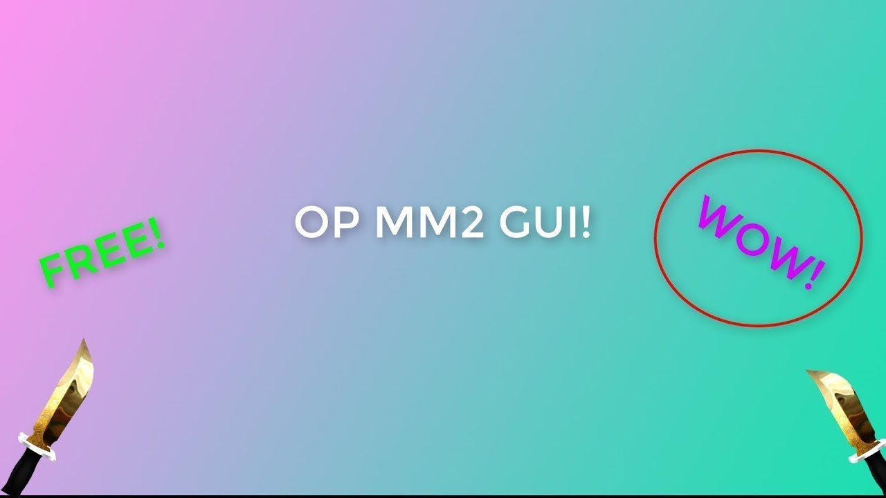 Murder Mystery 2 OP gui!! - YouTube