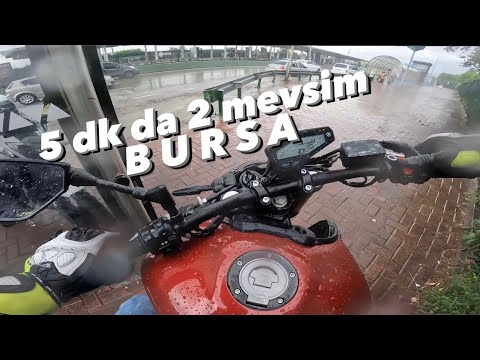 YENİ MOTORLA YAĞMUR KEYFİ