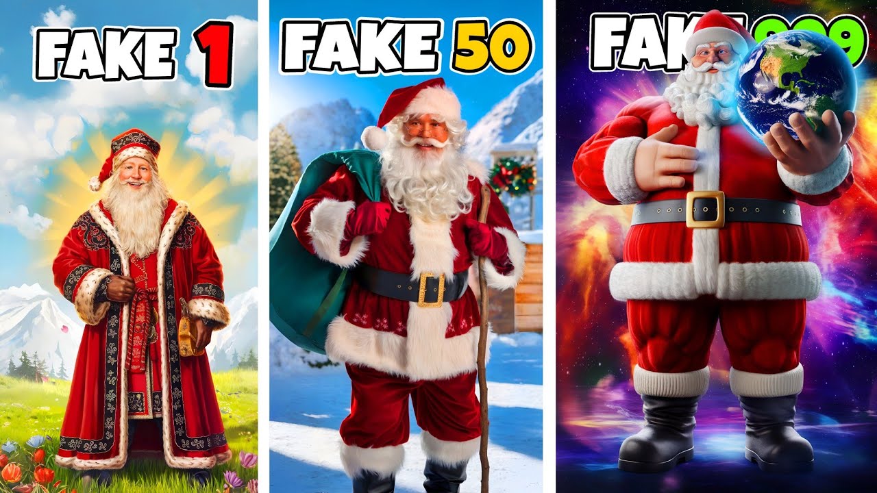 Franklin Finding Fake SANTA CLAUS Vs Real SANTA CLAUS in GTA 5 - YouTube