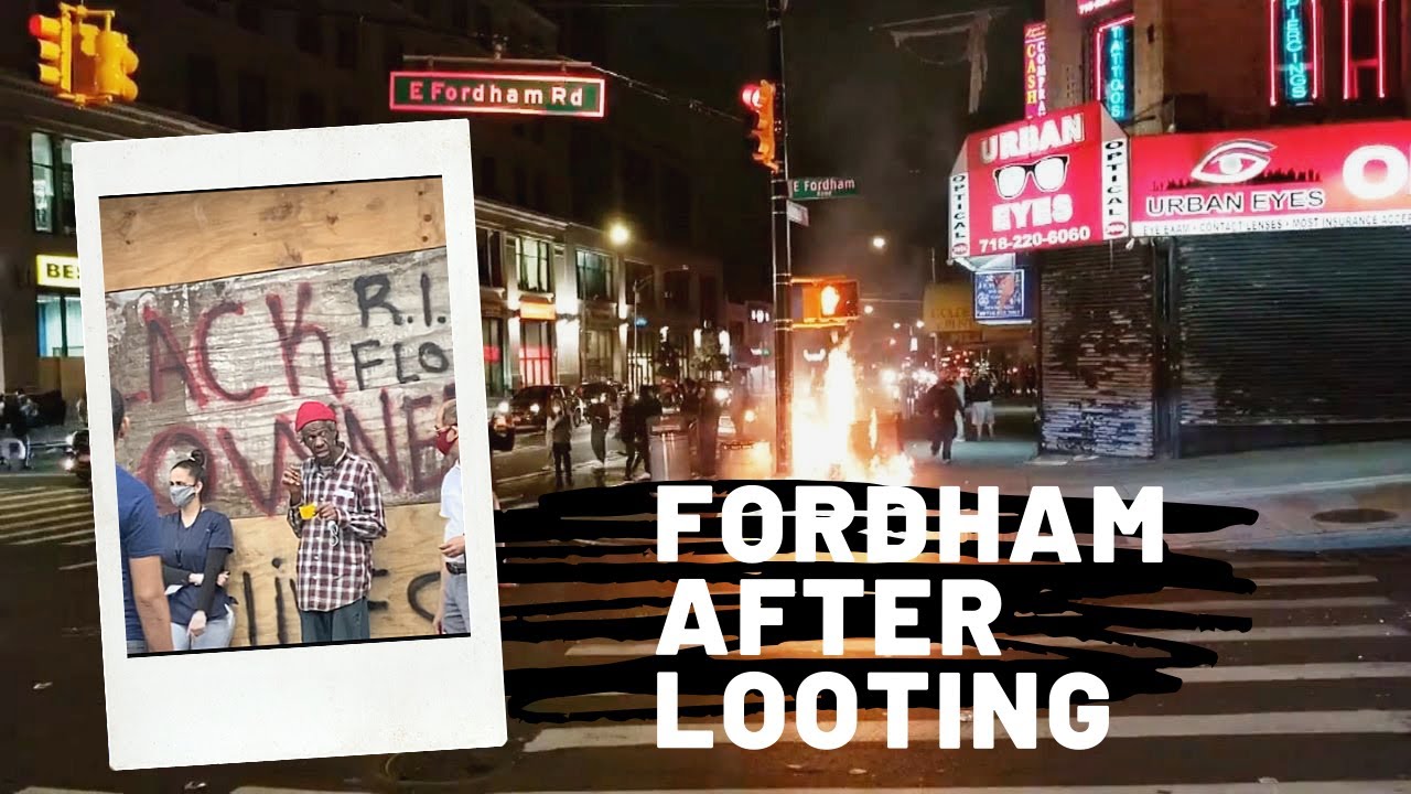 What Fordham in The Bronx Looks Like After Looting - YouTube